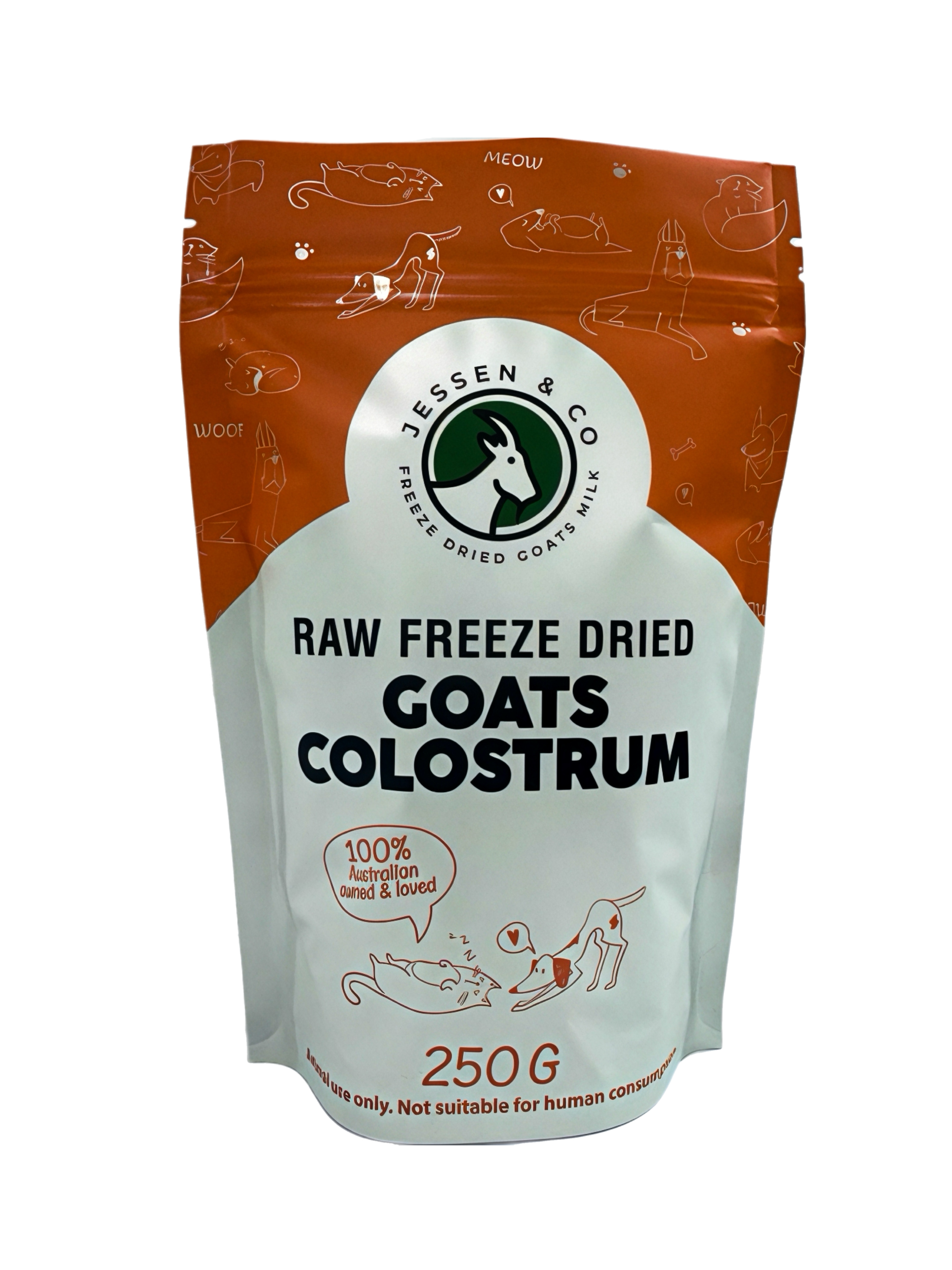 Jessen & Co Raw Freeze Dried Goat Colostrum